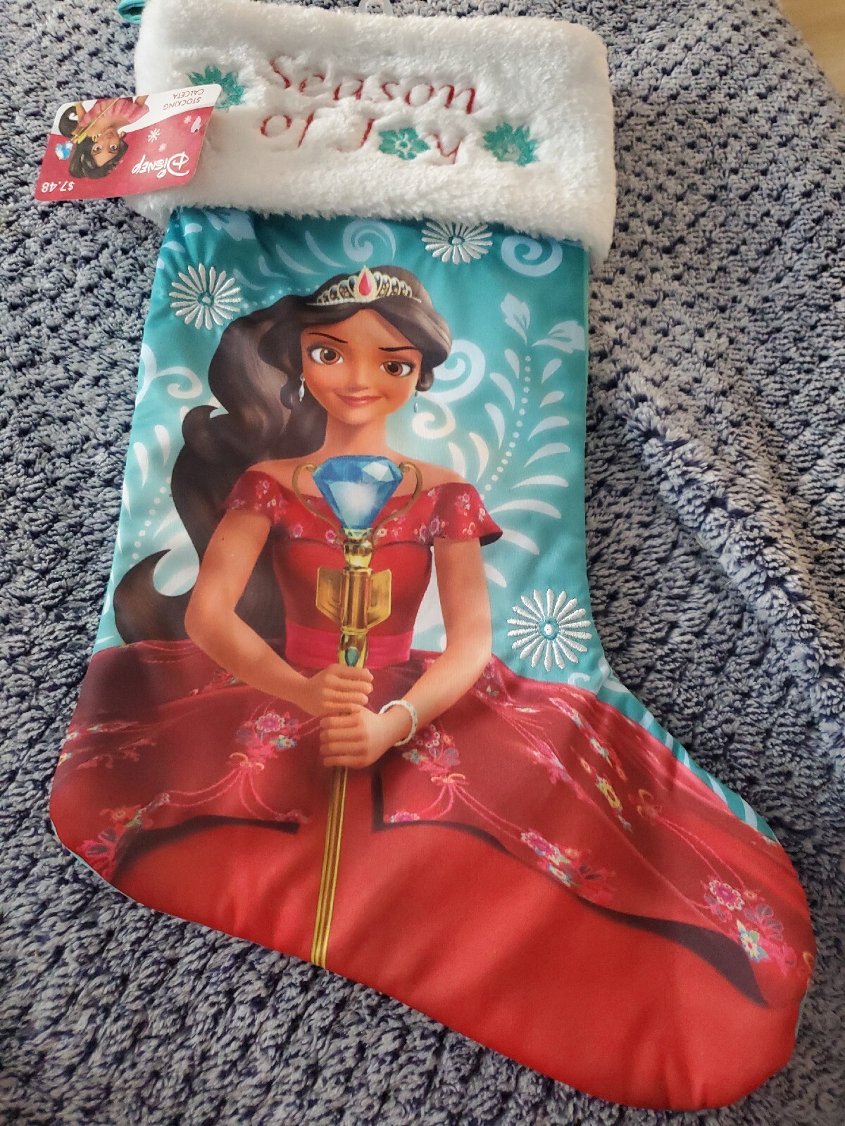 New 18" Disney Elena of Avalor Plush Christmas Stocking Ruz Season of ...