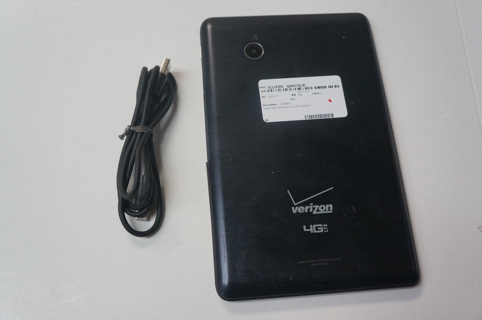 Verizon Ellipsis Ellipsis 7 8GB, Wi-Fi + 4G (Verizon), 7in - Black FREE ...