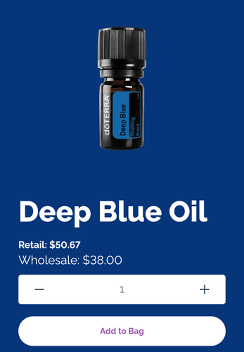 doTerra Deep Blue Essential Oil 5 ML New/Sealed Different Exp. Dates | eBay