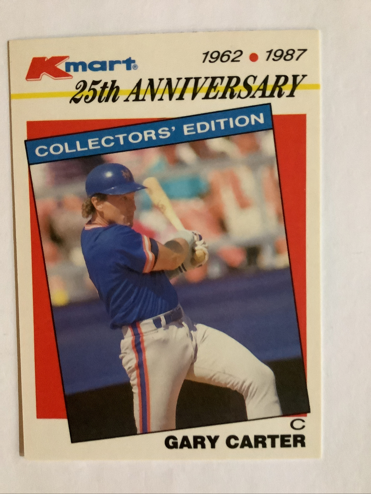 1987 Topps Kmart Baseball Card #25 Gary Carter New York Mets Mint | eBay