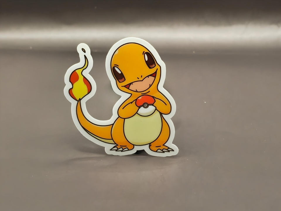 Pokemon Vinyl Stickers Pikachu Ash Squirtle Bulbasaur Charmander ...
