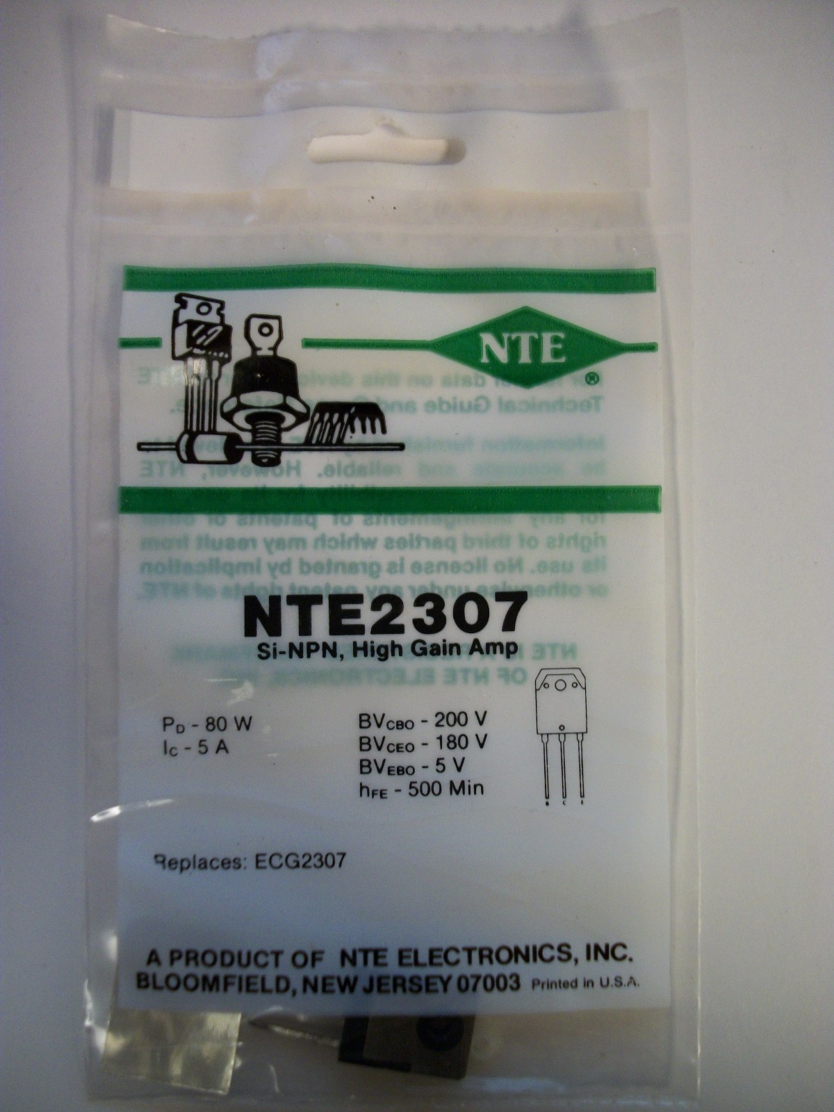 NTE Electronics - NTE2304 NTE2307 NTE2308 NTE2309 NTE2310 NTE2311 | eBay