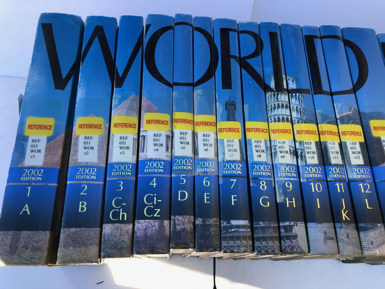 World Book Encyclopedia 2002 Replacement Volumes $ per book Very Good ...