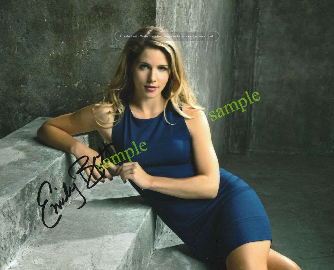 EMILY BETT RICKARDS #1 REPRINT 8X10 PHOTO SIGNED AUTOGRAPHED MAN CAVE ...