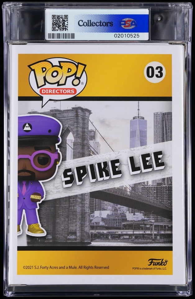 PSA 8.5/10 Funko Pop! Directors Spike Lee 03 Spike Lee Beckett & PSA ...