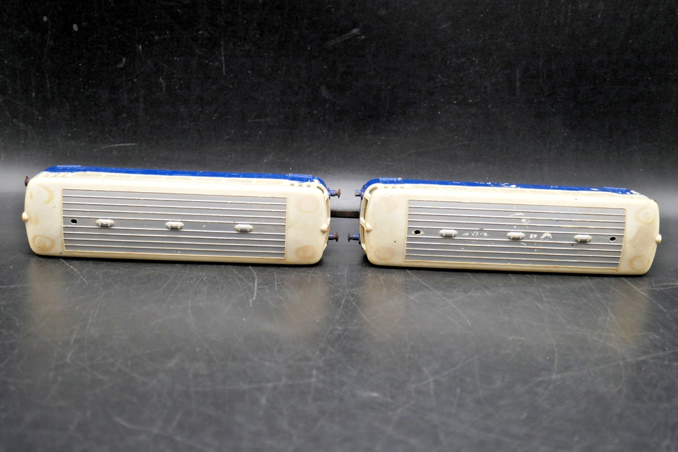 HO Fleischmann Powered & Dummy Pair Railbus Cars Tram Trolley - Runs ...