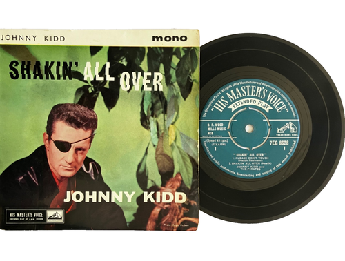Johnny Kidd And The Pirates Vinyl Record Shakin' All Over 7" 4 Track EP ...