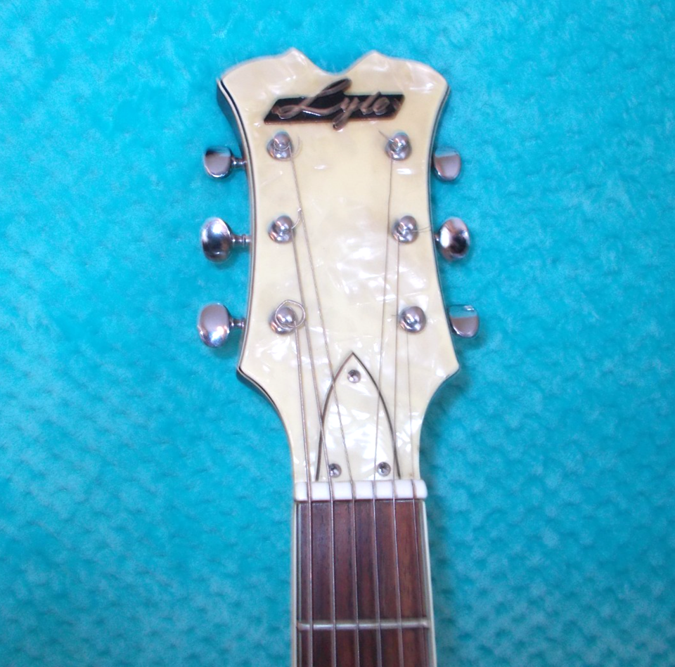 LYLE Vintage 1960's electric guitar 335 Style Sunburst looks great as ...