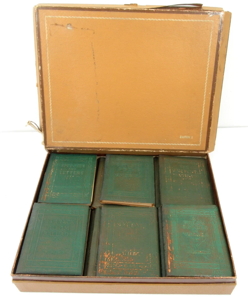 Little Leather Library for sale - eBay