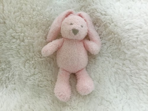 MOTHERCARE PINK BUNNY RABBIT SOFT TOY COMFORTER 6" | eBay
