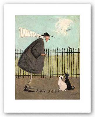 DOG ART PRINT Singing Lessons Sam Toft | eBay