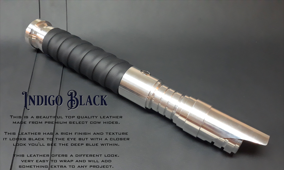 LEATHER WRAPS GENUINE COWHIDE 4FT. LIGHT SABER HILT WRAP, AXE, KNIFE ...