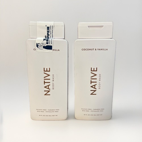 Native Body Wash Coconut & Vanilla 18 FL Oz Each (Pack of 2) for sale ...