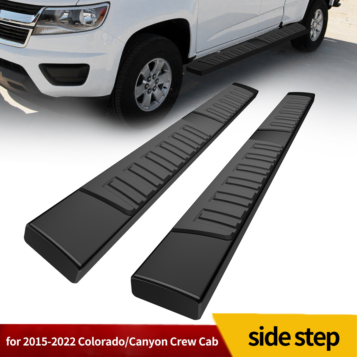 For 2015-2026 Chevy Colorado Crew Cab 6inches Running Board Side Step ...