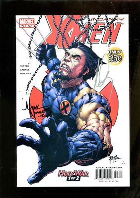UNCANNY X-MEN 423 (9.4) AUTO RON GARNEY MARK MORALES W/ COA MARVEL ...