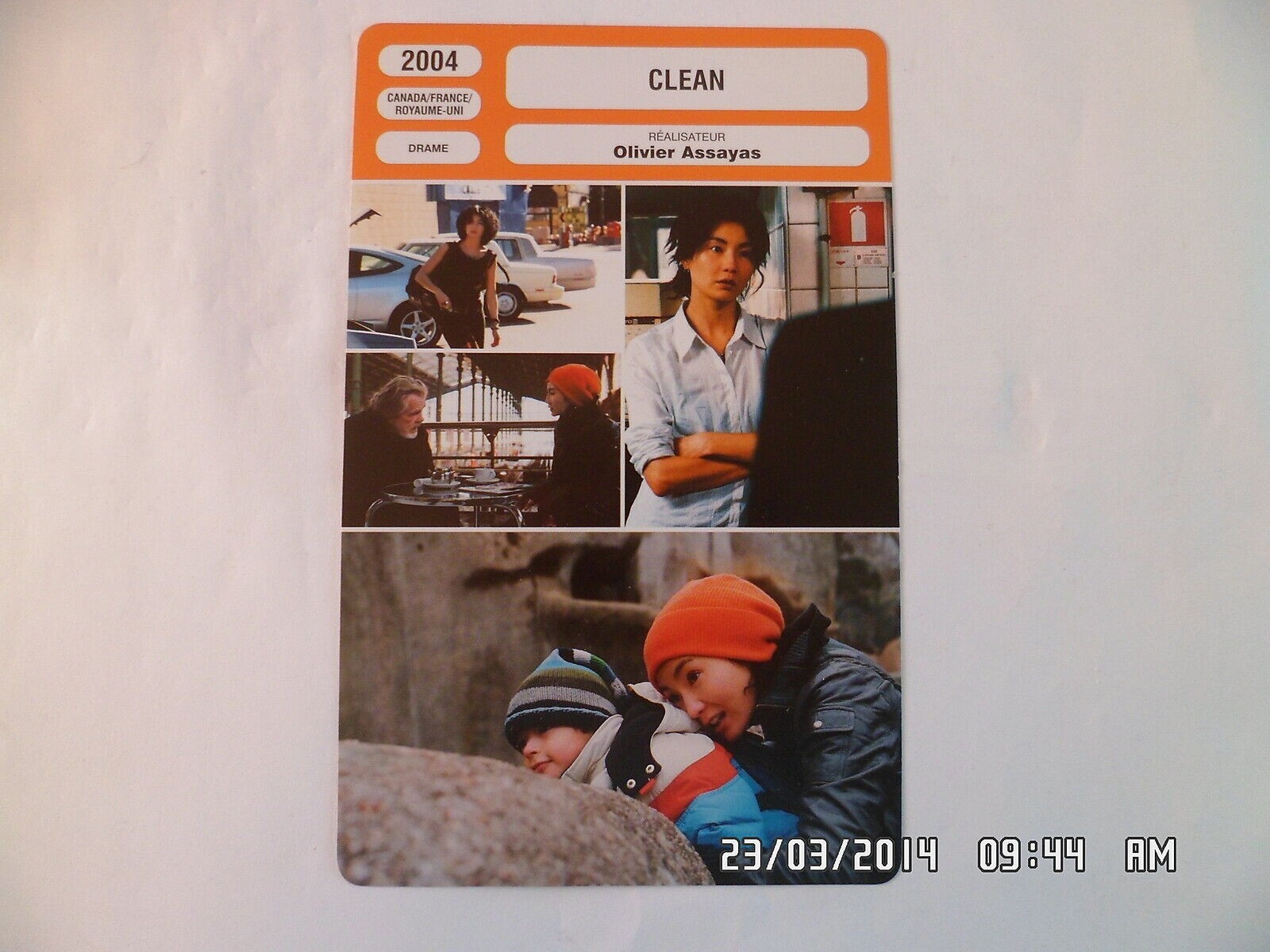CARTE FICHE CINEMA 2004 CLEAN Maggie Cheung Beatrice Dalle Nick Nolte J ...