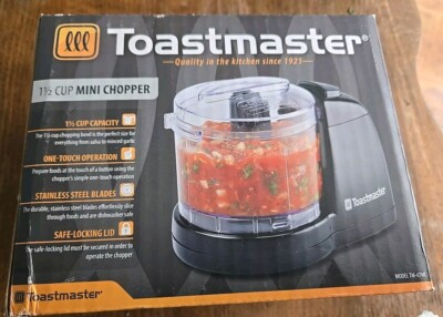 Toastmaster 1.5-Cup Mini Small Electric Food Chopper Processor Brand ...