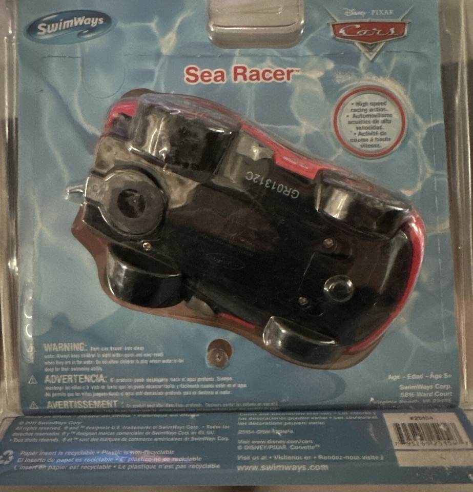 2010 SwimWays Disney - PIXAR Cars Lightning McQueen Sea Racer Pool Toy ...
