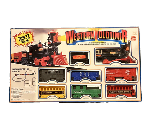 Train Scientific Toys VTG Western OldTimer Battery Set COMPLETE ...