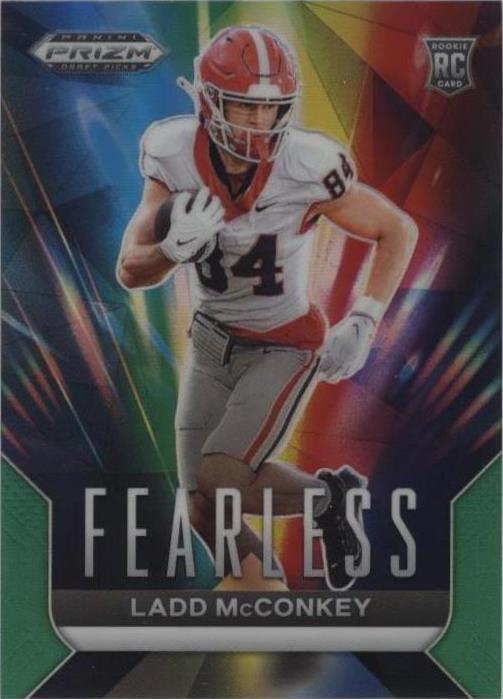 2024 Panini Prizm Draft Picks - Fearless Ladd McConkey #F-LM Green ...