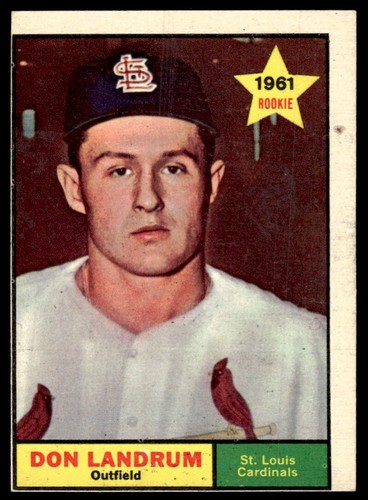 1961 Topps Don Landrum ┐ St. Louis Cardinals #338 | eBay