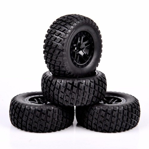 4Pcs Rc Car Wheel Tire for Hpi Blitz Arrma Fury Associated Rc10sc Losi ...
