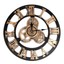 Wood Cogs Roman Numeral Wall Clock Cafe Bar Pub Home Hanging Decor Gear ...