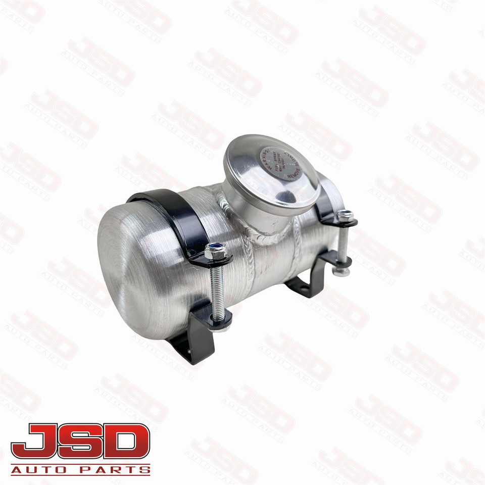 0.38 Gallon 4x8 Round Fuel Tank 1/8 NPT Center Fill Aluminum Spun Gas ...