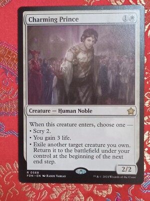 Charming Prince Foundations Magic The Gathering Rare Card MTG CCG | eBay