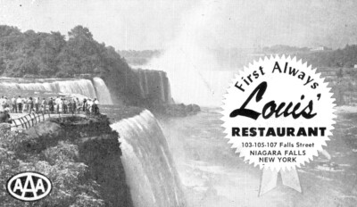 c1950 Louis' Restaurant Niagara Falls NY First Always Dardarian ...