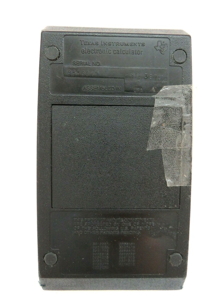 1970s TEXAS INSTRUMENTS TI-30 Hand Held Slide Rule Calculator with TI ...