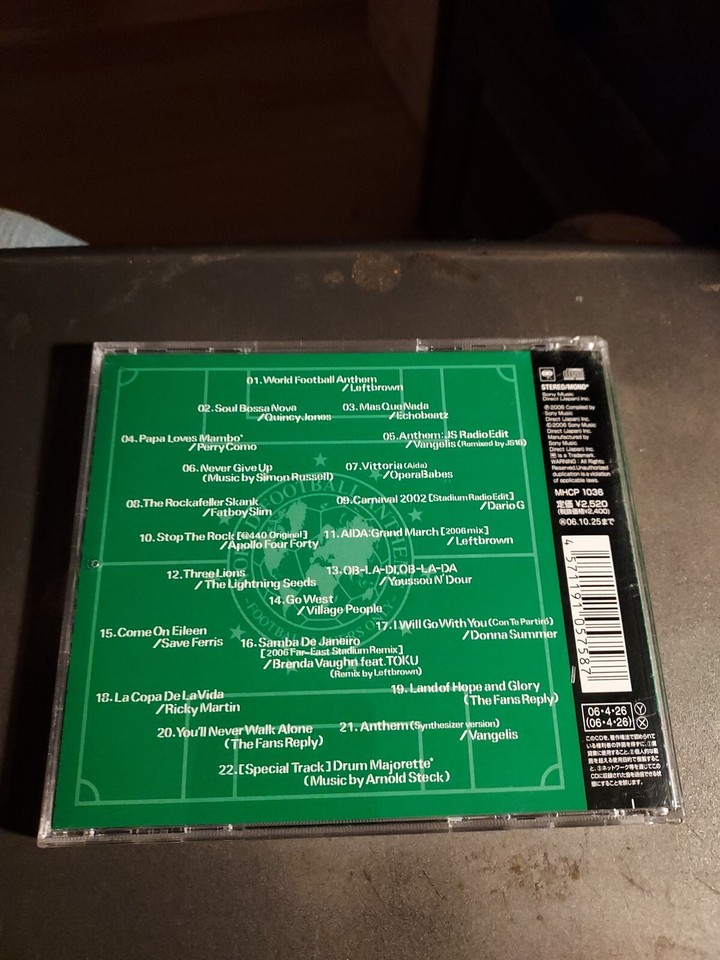 WORLD FOOTBALL ANTHEMS CD 4571191057587| eBay