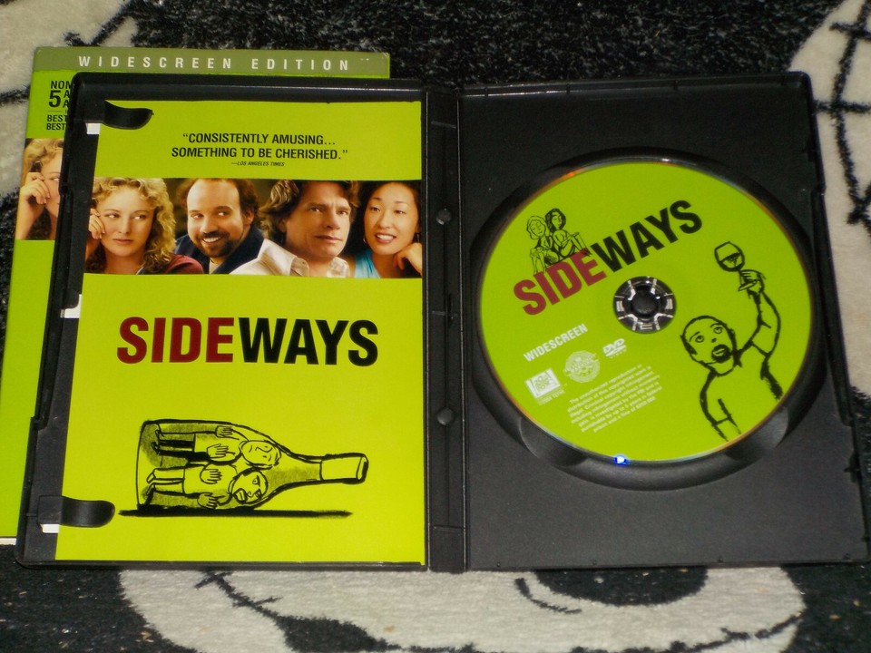 Sideways DVD +Slipcover +Insert Paul Giamatti Free Shipping | eBay