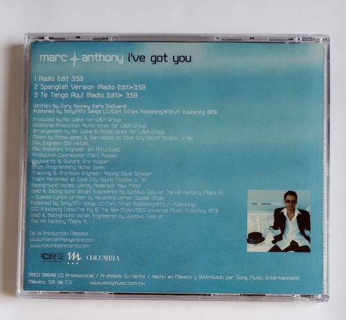 I've Got You (Single) by Marc Anthony (CD, 2002) 3 Tracks | eBay
