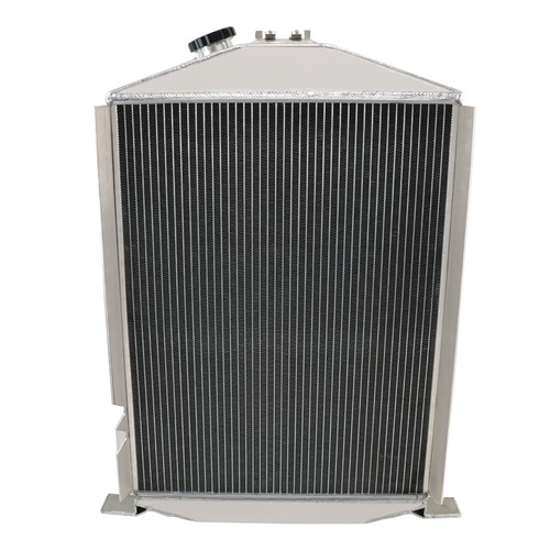 4 Row Aluminum Radiator For 1932 Ford Street Rod Hi-High Boy Chevy ...