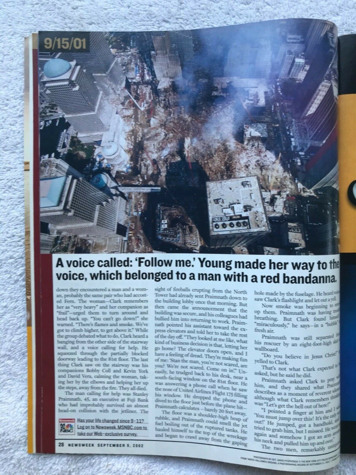 NEWSWEEK SEPTEMBER 11,2002-AMERICA; A YEAR AFTER | eBay