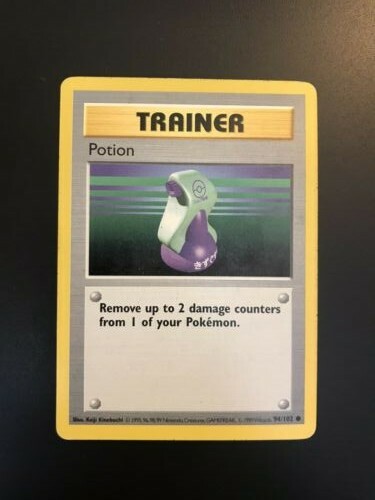 Pokemon - Potion - 94/102 - Base Set Shadowless | eBay