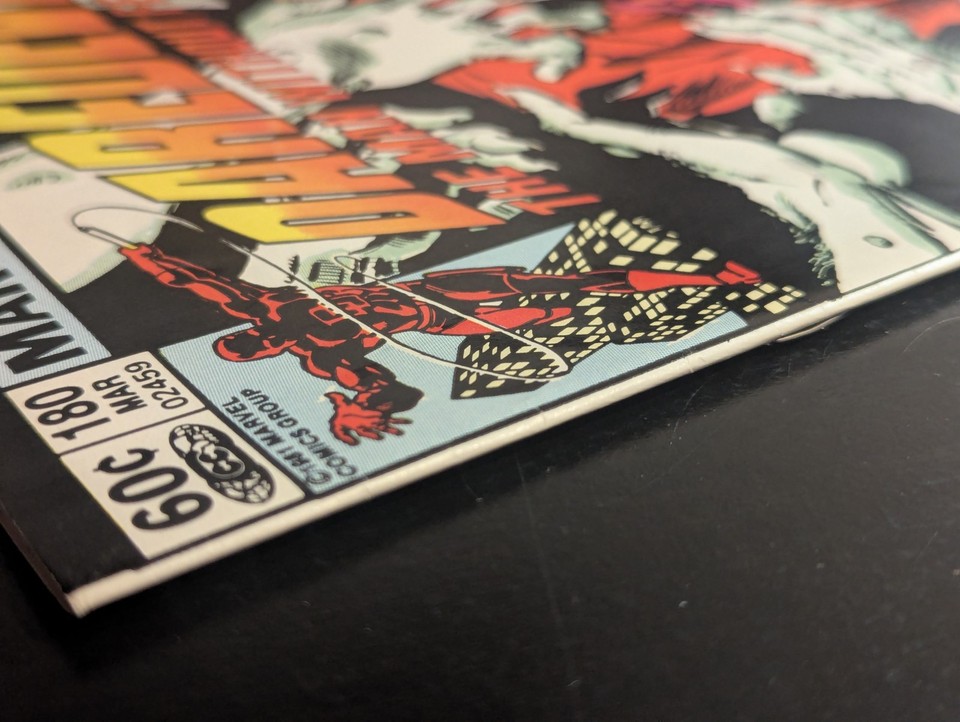 Daredevil #180 Marvel 1981 Frank Miller Elektra Saga Key Issue VF Raw ...