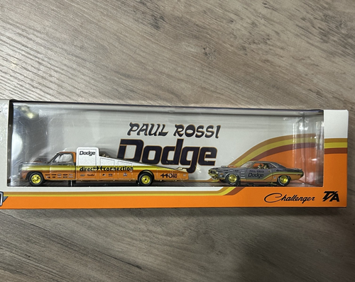 M2 Machines Raw Super Chase 1/250 Paul Rossi Dodge 1970 Challenger T/A ...