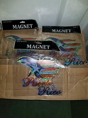 Puerto Rico Flag Medium Magnet Orgullo La Isla De Encanto | eBay