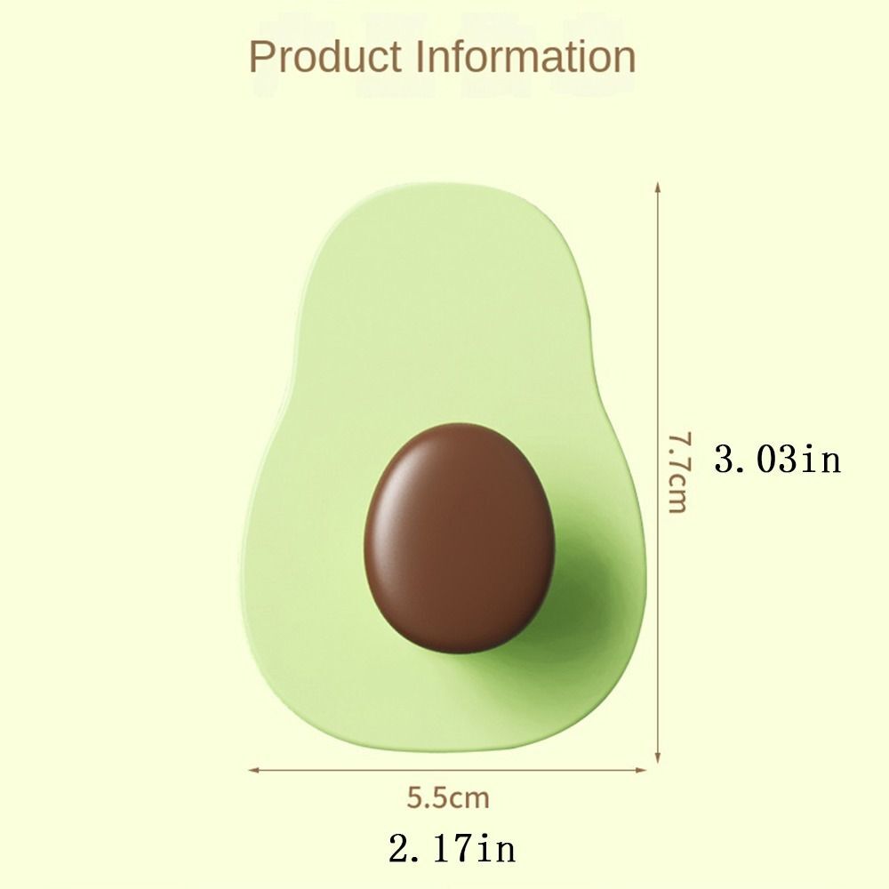 Delicate Avocado Coat Rack Avocado Shape Wall Hook Robe Hook Bathroom ...