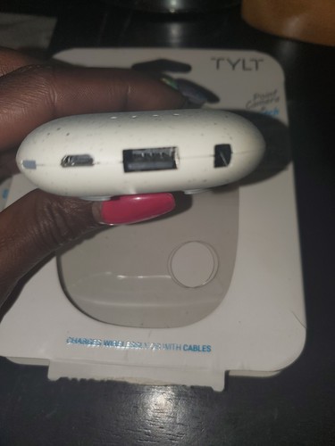 TYLT Pebble 4000mah Power Bank Wireless Charger – White for sale online | eBay