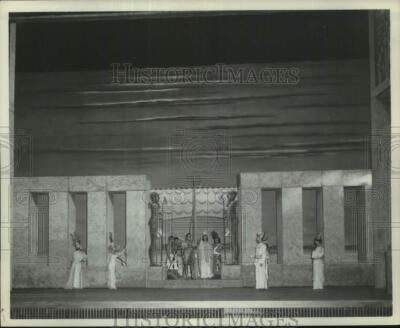1971 Press Photo Act III of Houston Grand Opera production "Aida ...