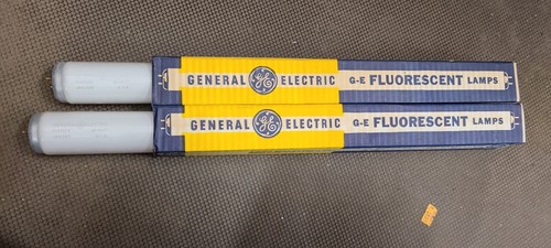 LOT OF 2 GE F14T12/D FLUORESCENT LAMP/BULB 14W COLOR TEMP DAYLIGHT 15 ...