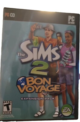 The Sims 2 Bon Voyage PC CD Rom Expansion Pack WINDOWS 2 Disc Set ...