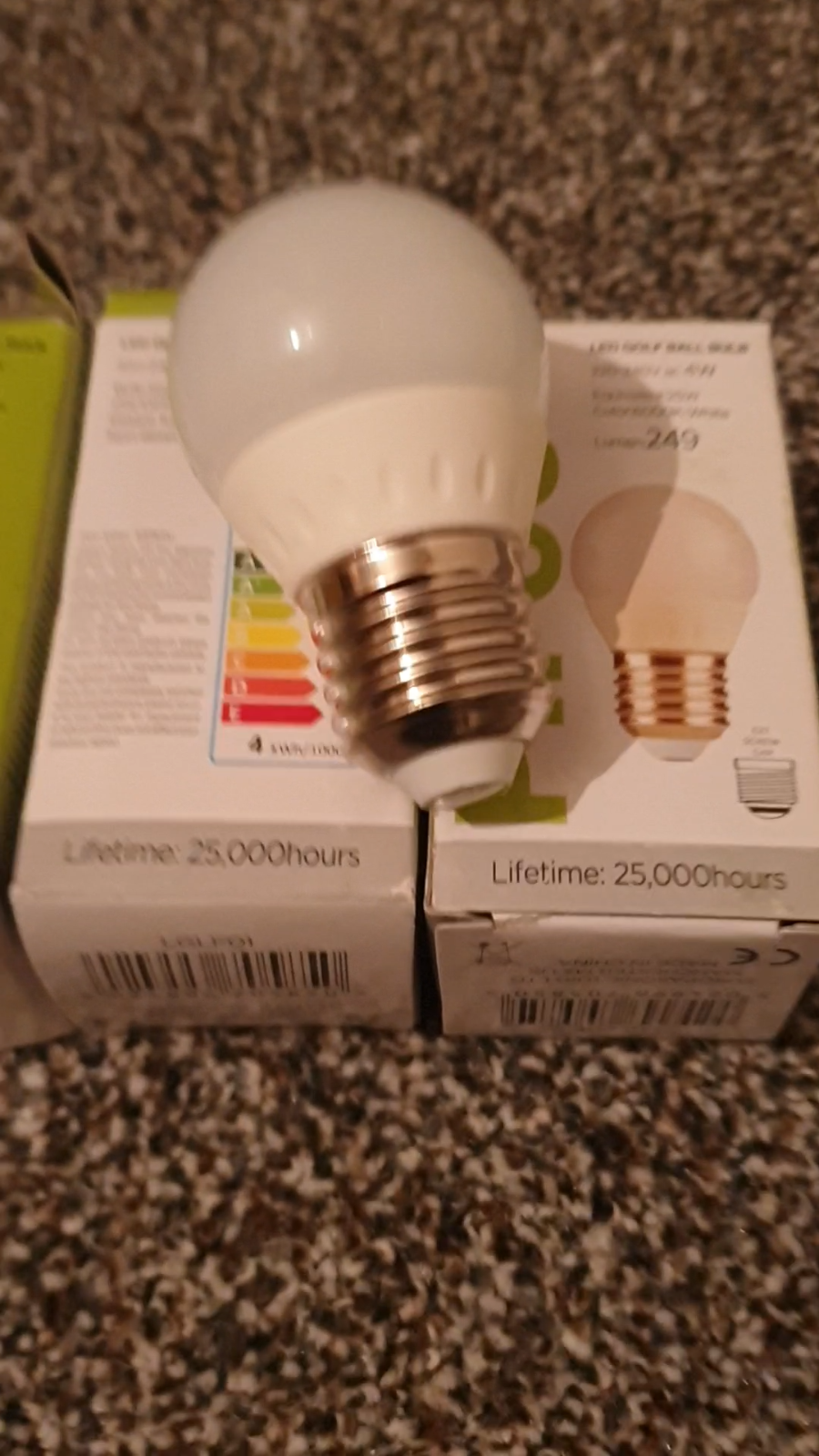 4W Energy Saving Golf LED E27 Screw Light Bulb x 3 - UK Seller | eBay UK