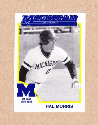 Hal Morris 1991 Michigan Wolverines College Classics card Mint | eBay