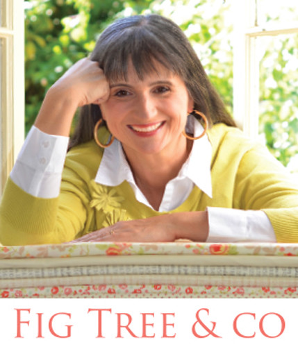 Moda STITCHED 20433 12 Buttercup Yellow Floral FIG TREE Quilt Fabric | eBay