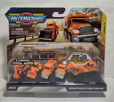 Micro Machines 2020 Series 2 Construction Crew Excavator Dump Truck ...
