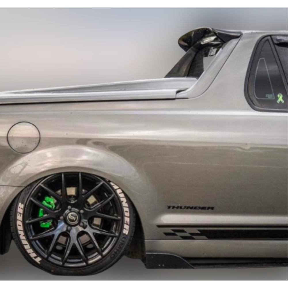 SOLID PLASTIC Rear Roof Wing FOR Holden Commodore VE VF UTE HSV SS Top ...